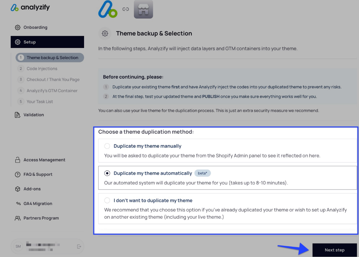 How to Set Up Analyzify Advanced on a New Theme?