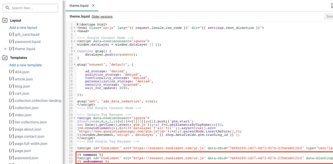 Cookiebot (by Usercentrics) Setup | Analyzify Knowledge Base
